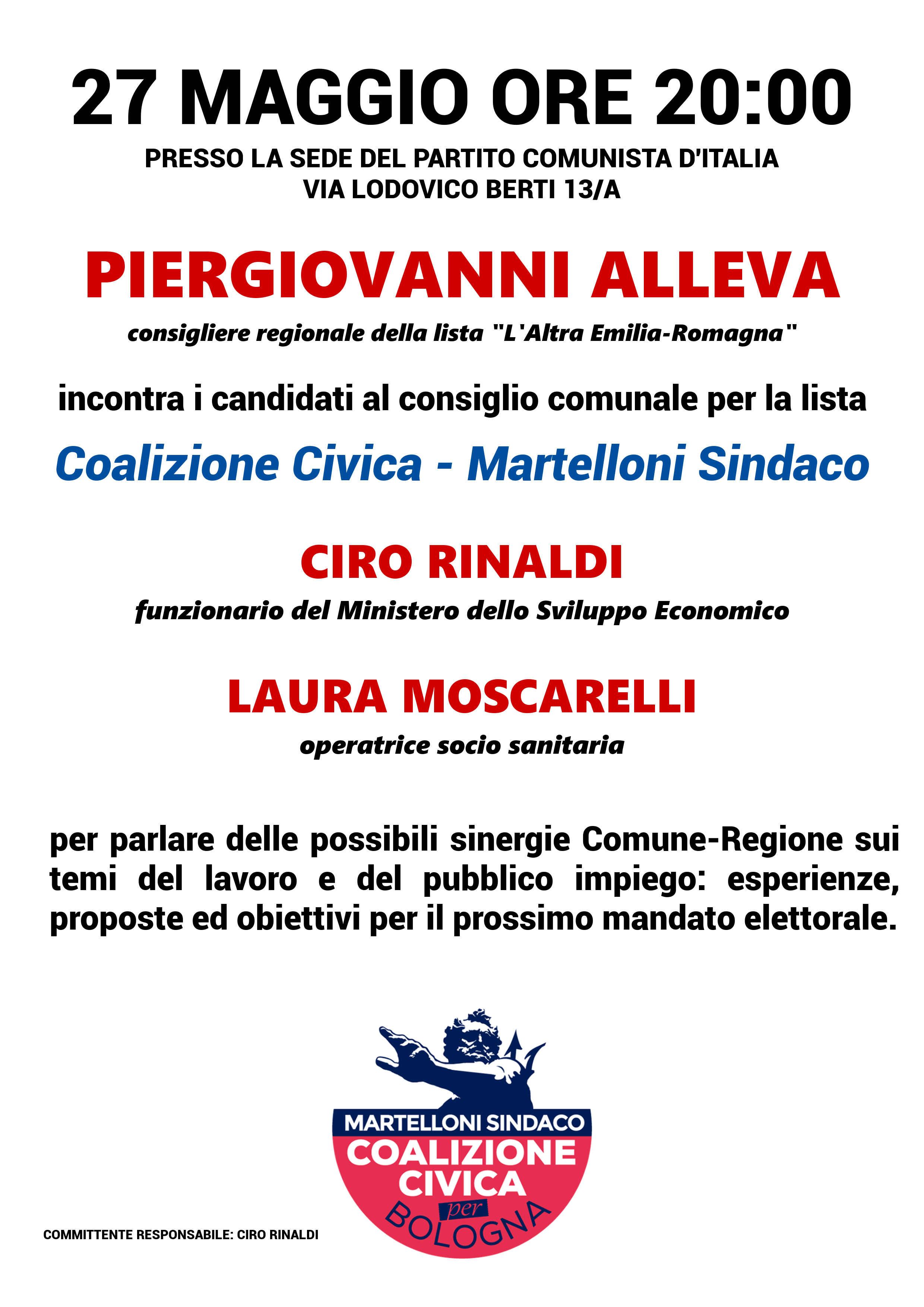 Possibili sinergie Comune-Regione: Piergiovanni Alleva incontra Ciro ...